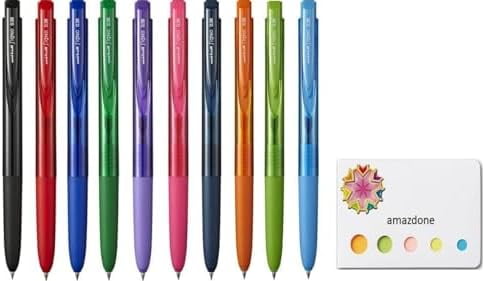 uni Signo RT1 Gel Ballpoint Pen 0.38mm(UMN155N38) 10 colors Sticky ...
