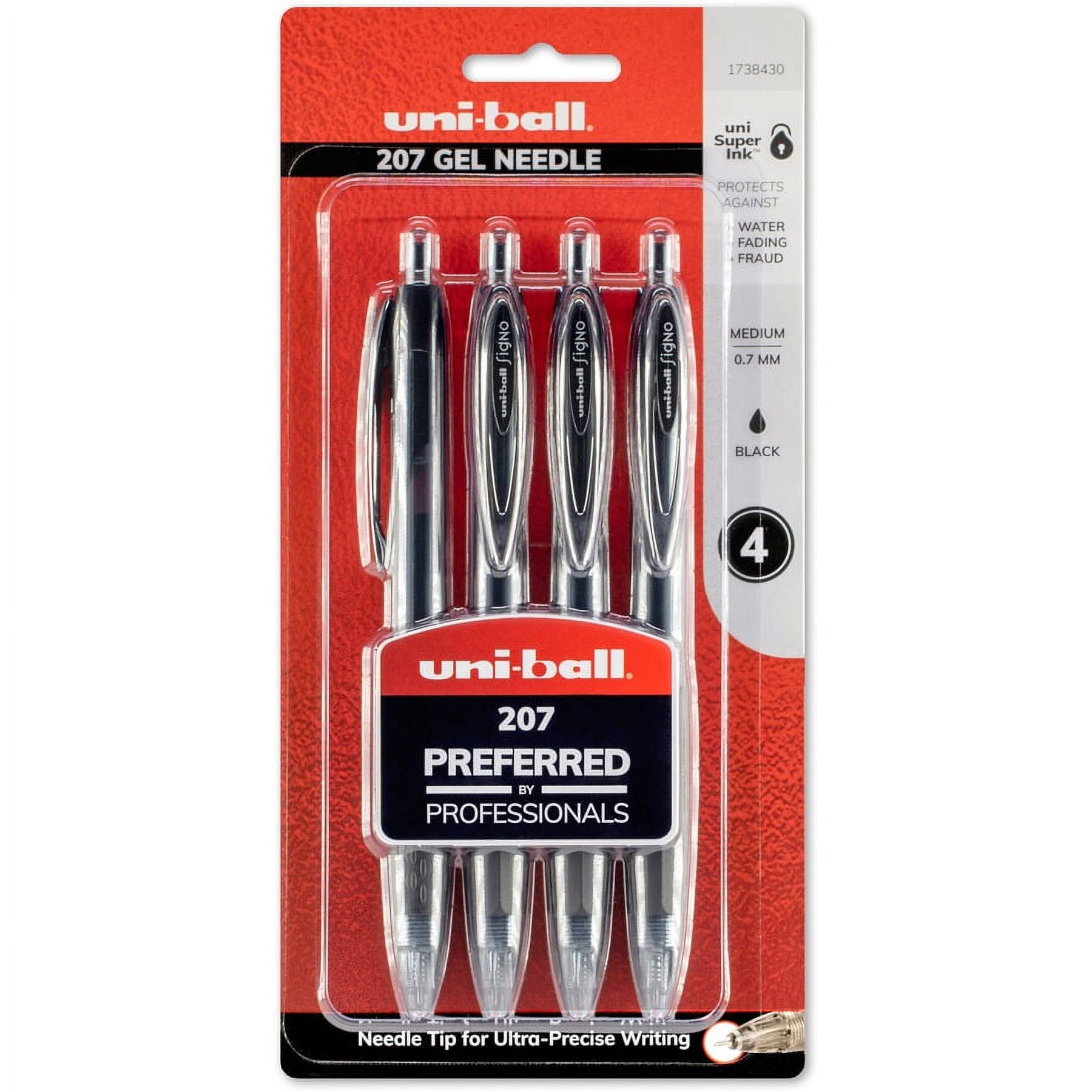 uni-ball 207 Needlepoint Pen - Medium Pen Point - 0.7 mm Pen Point Size ...