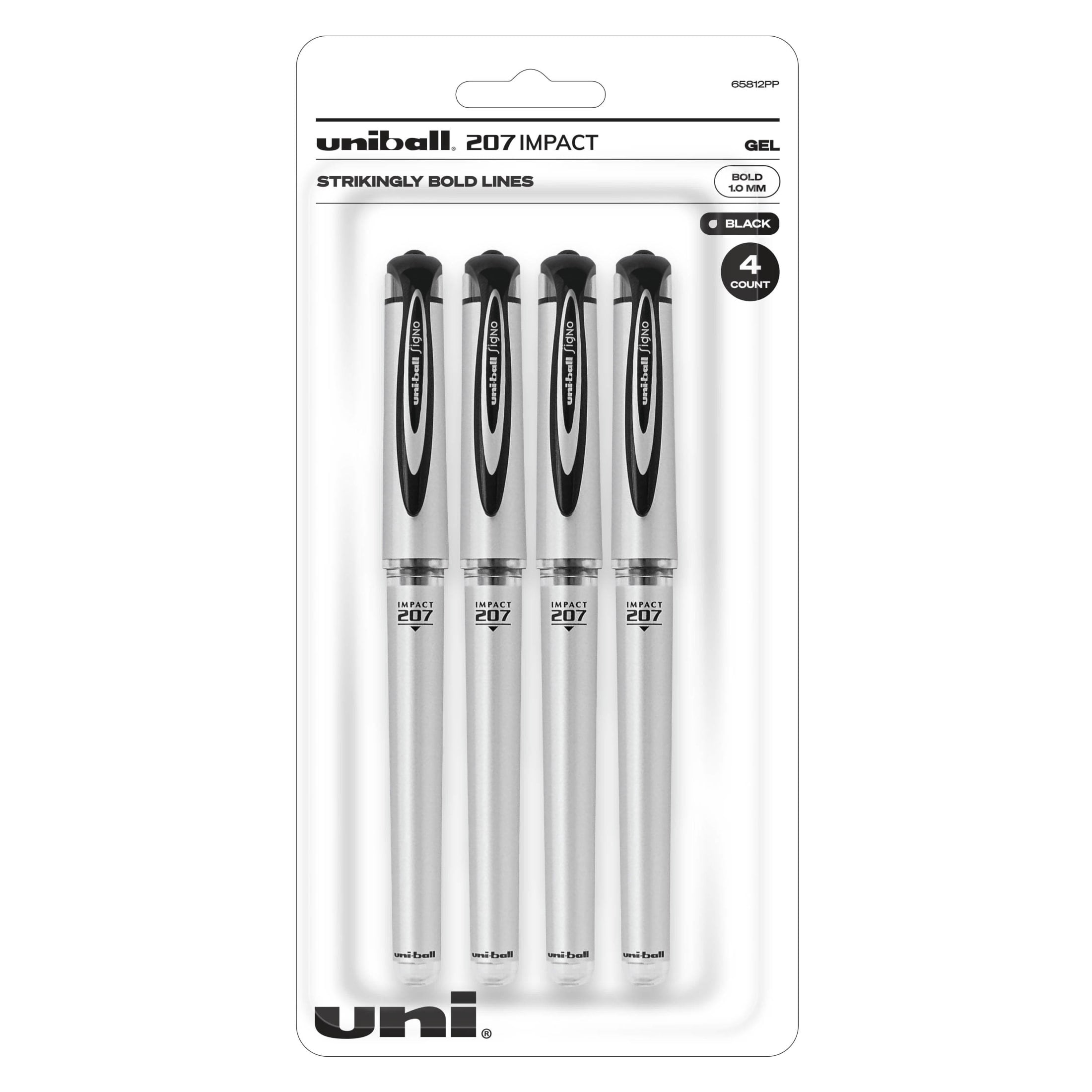 Uniball Amazon Uniball Signo Gel Impact Pens, Bold Point, 1.0mm ...