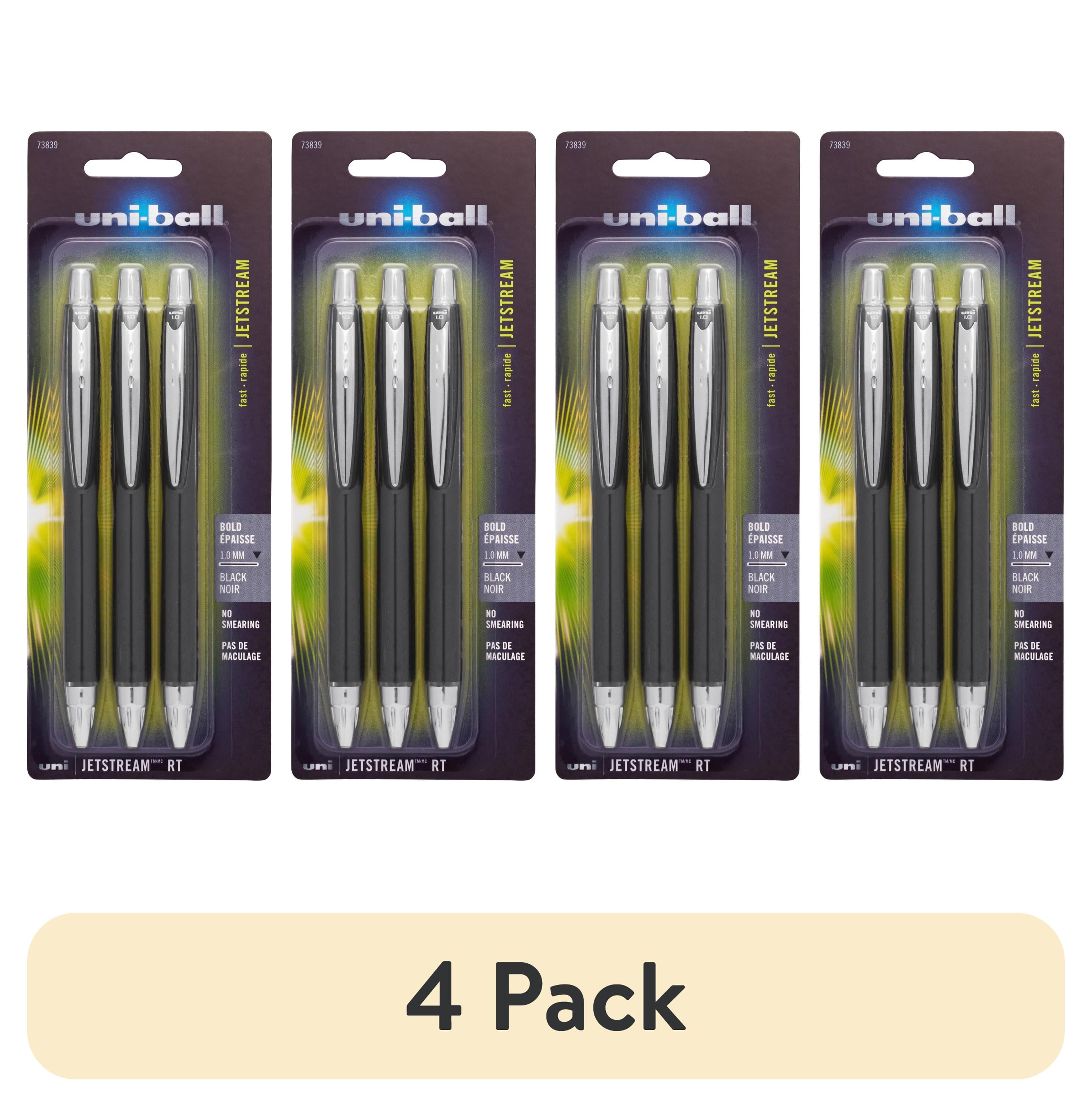 (4 pack) uni-ball® JetStream™ RT Retractable Ballpoint Pens, Bold Point ...