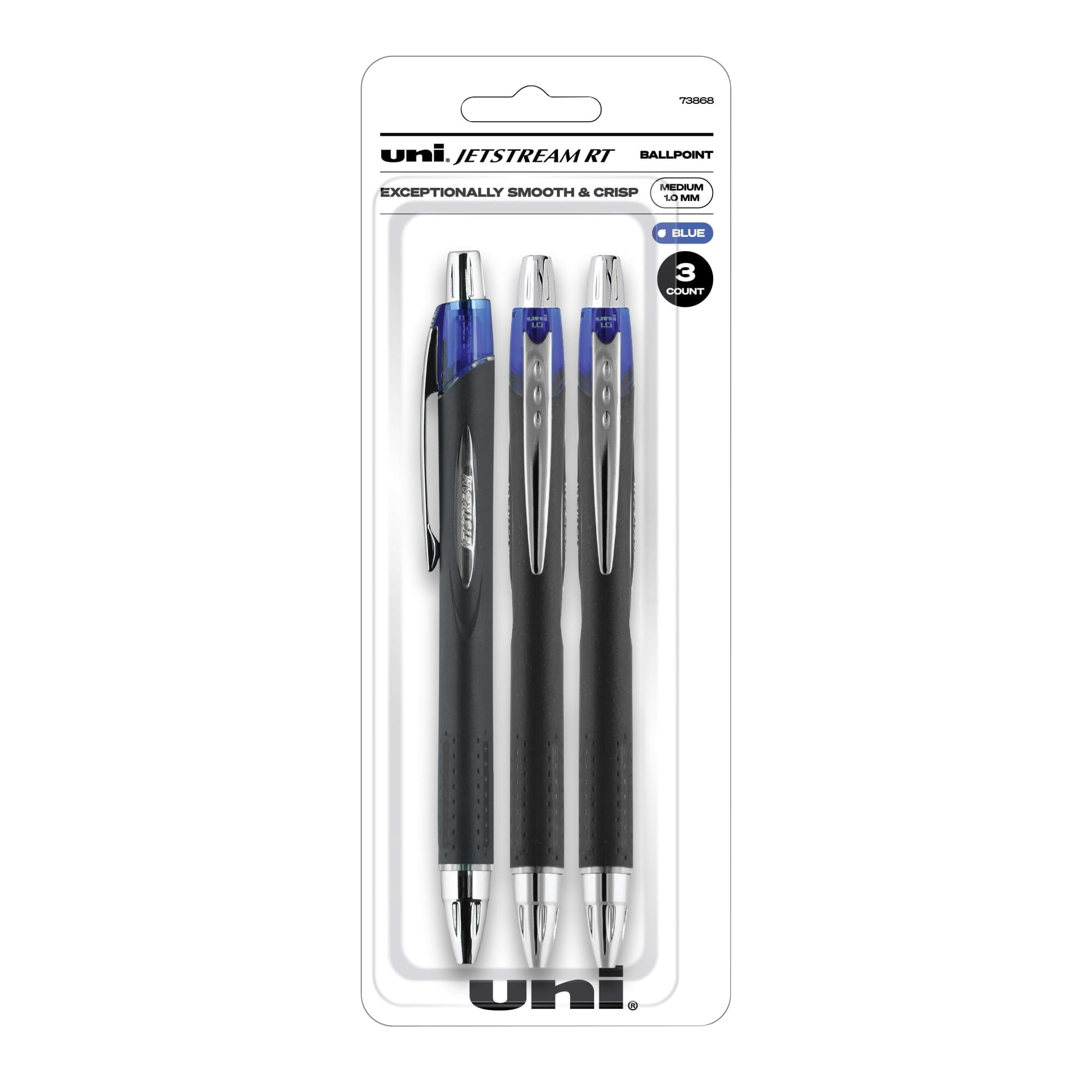 uni-ball JETSTREAM RT Retractable 1mm Ballpoint Pen Set, Quick-Drying ...