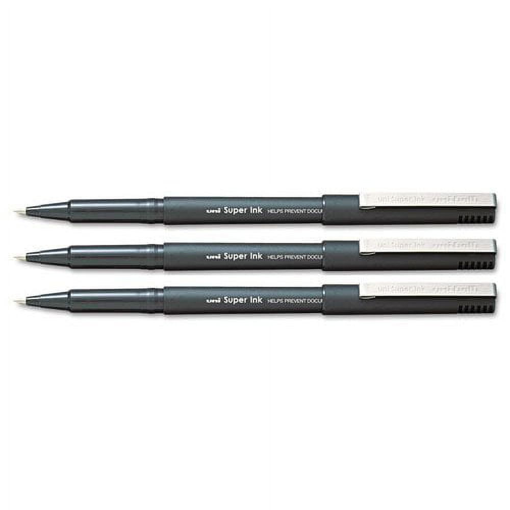 uni-ball Stick Micro Point Roller Ball Pens, 3 Black Ink Pens (60151 ...