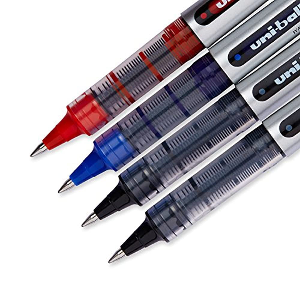 uni-ball Vision Rollerball Pens, Fine Point (0.7mm), Business Colors, 4 ...