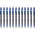 uniball Air Porous Point Pens, Medium Point (0.7mm), Blue, 12 Pack ...