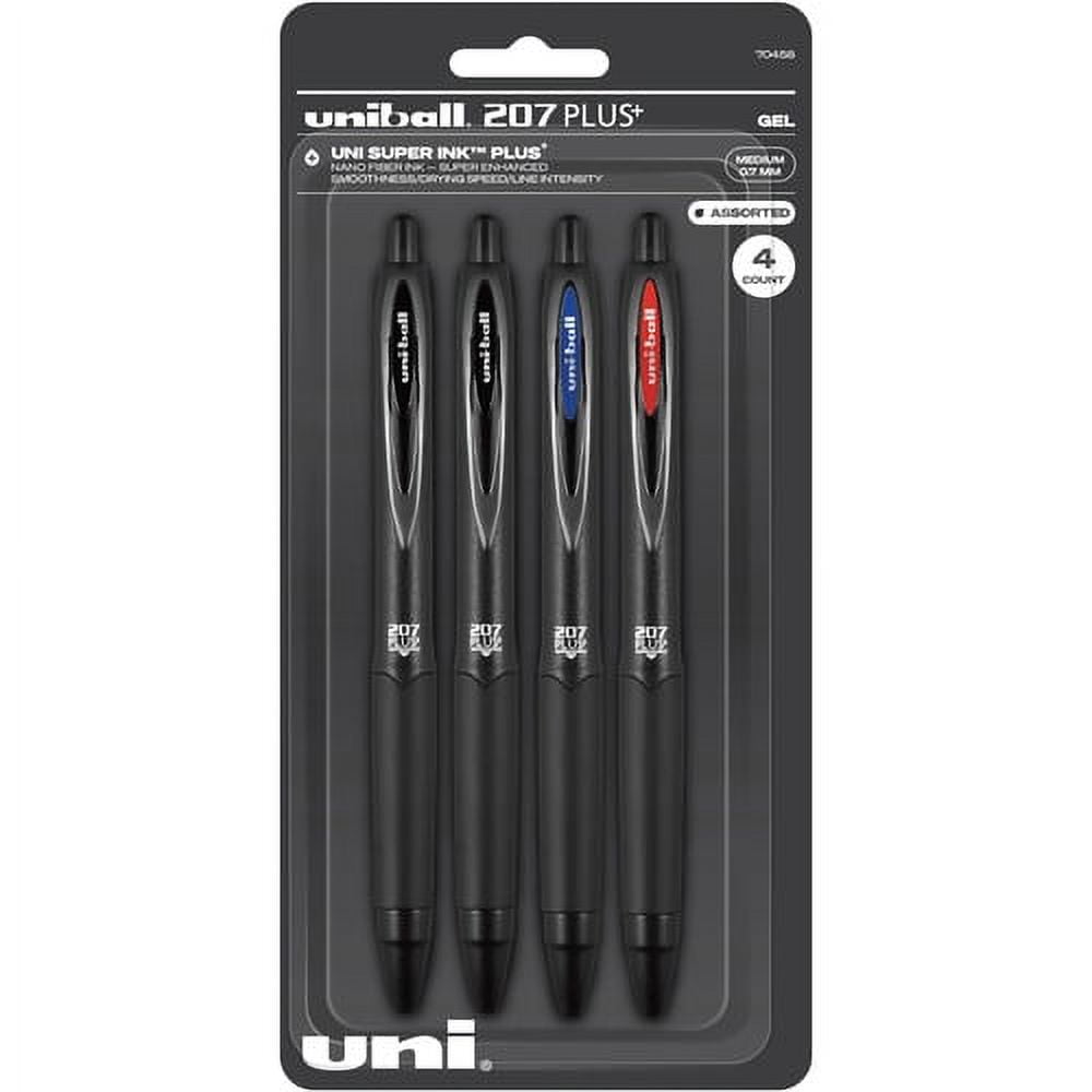 uniball trade; 207 Plus+ Gel Pen - Medium Pen Point - 0.7 mm Pen Point ...