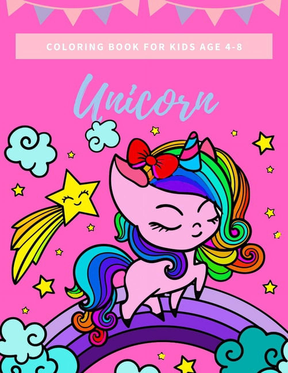 unicorn coloring book for kids age 4-8: Fantastic Unicorn coloring ...