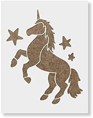 Unicorn Stencil - Versatile for Fairy Tales, Dragons, and More, Stencil ...