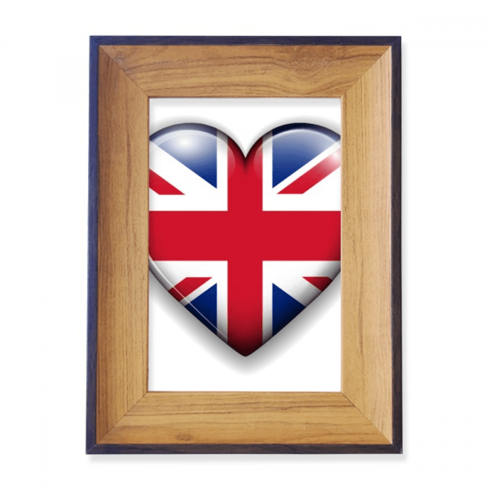 union jack Shaped britain uk flag photo frame exhibition display art ...
