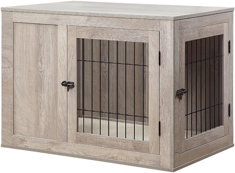 unipaws Furniture Style Dog Crate for Medium Dogs, Indoor Aesthetic ...