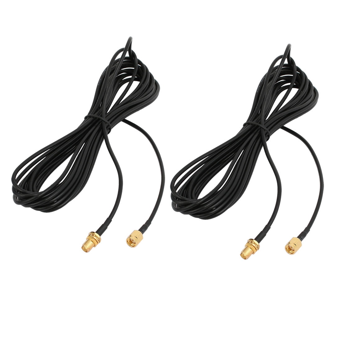 unique Bargains 2 Pcs SMA Male to Female RG174 Coaxial Antenna Cable ...