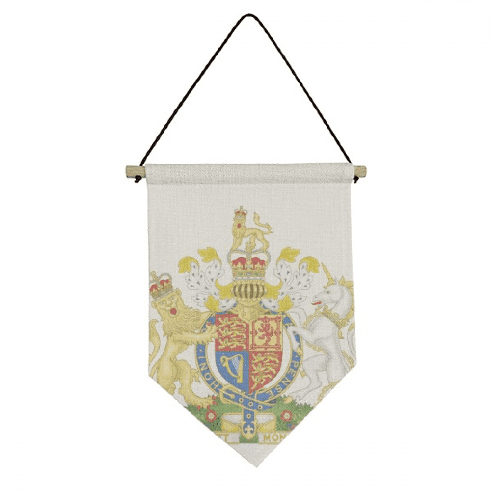 united kingdom eu national emblem Canvas Flag Hanging Wall Art Decor ...