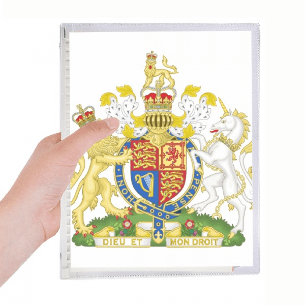 united kingdom eu national emblem notebook loose diary refillable ...