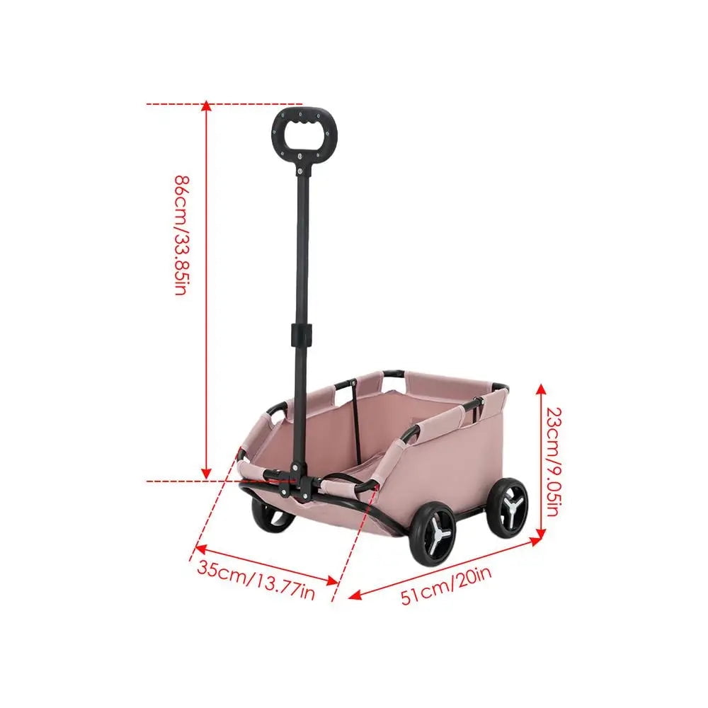 universal Dog Stroller for Small Dogs Rolling Cat Carrier Pet Carriage ...