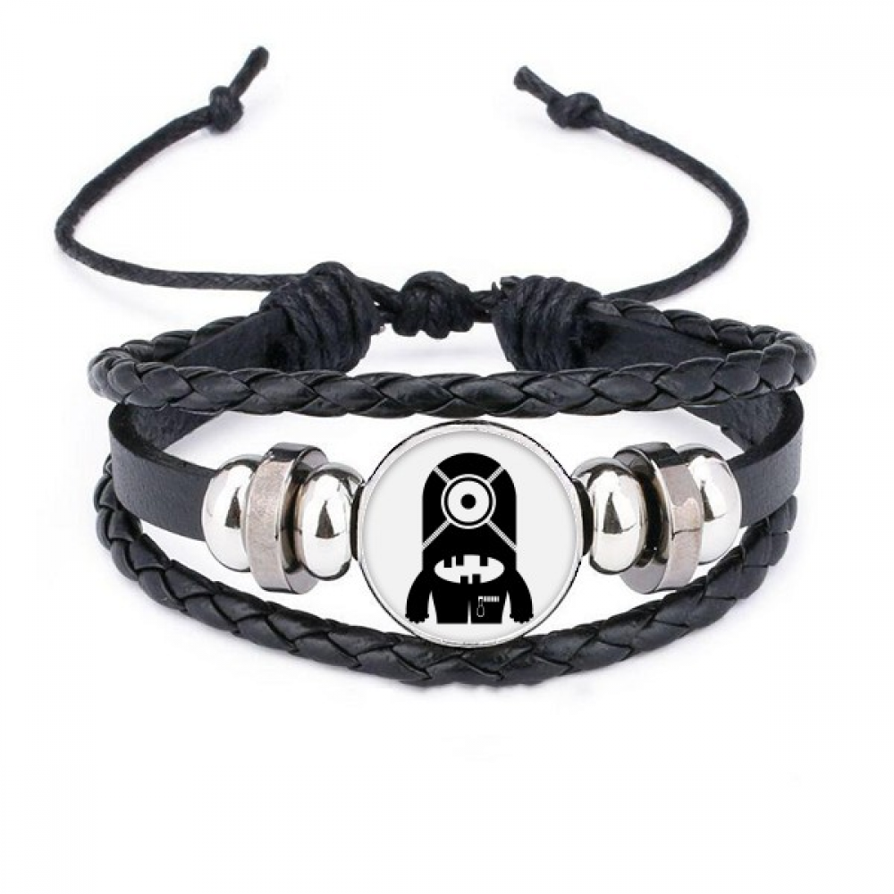 universe alien monster alien bracelet braided leather woven wristband ...