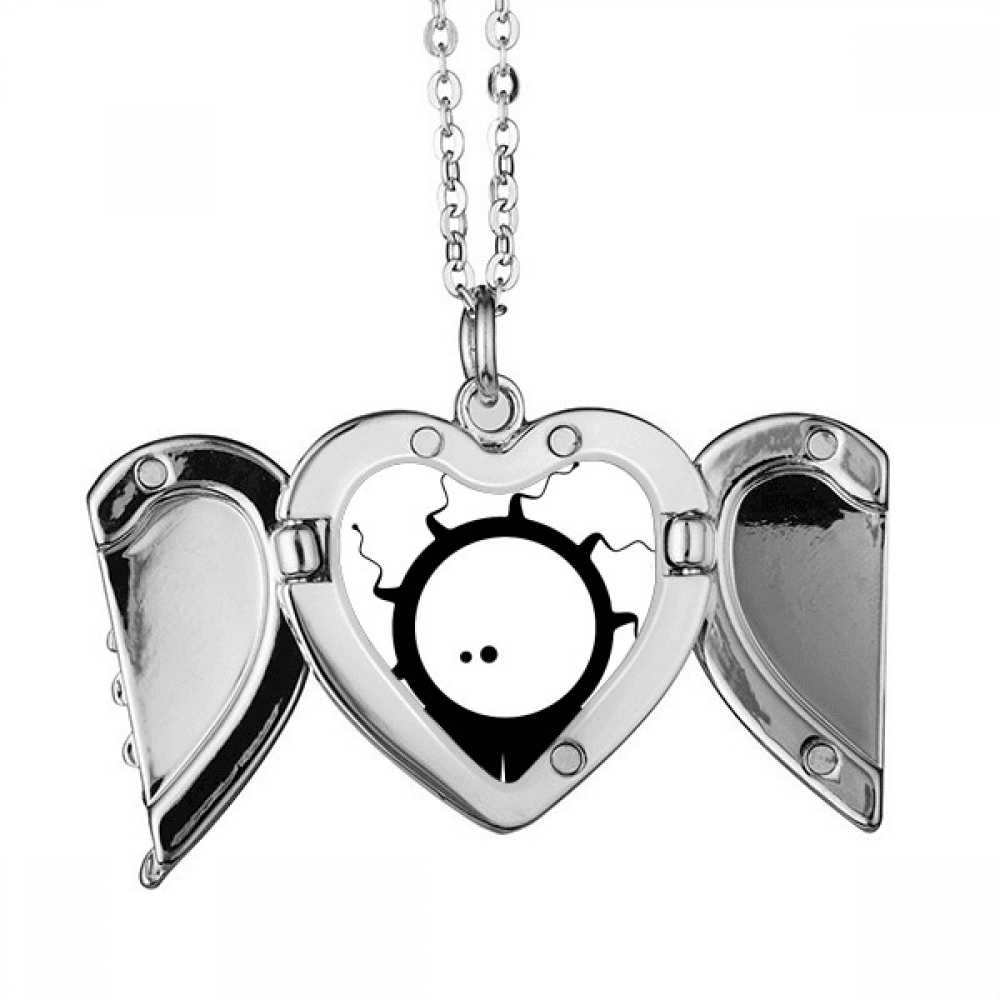 universe alien monster alien cyclops angel wings necklpendant fashion ...