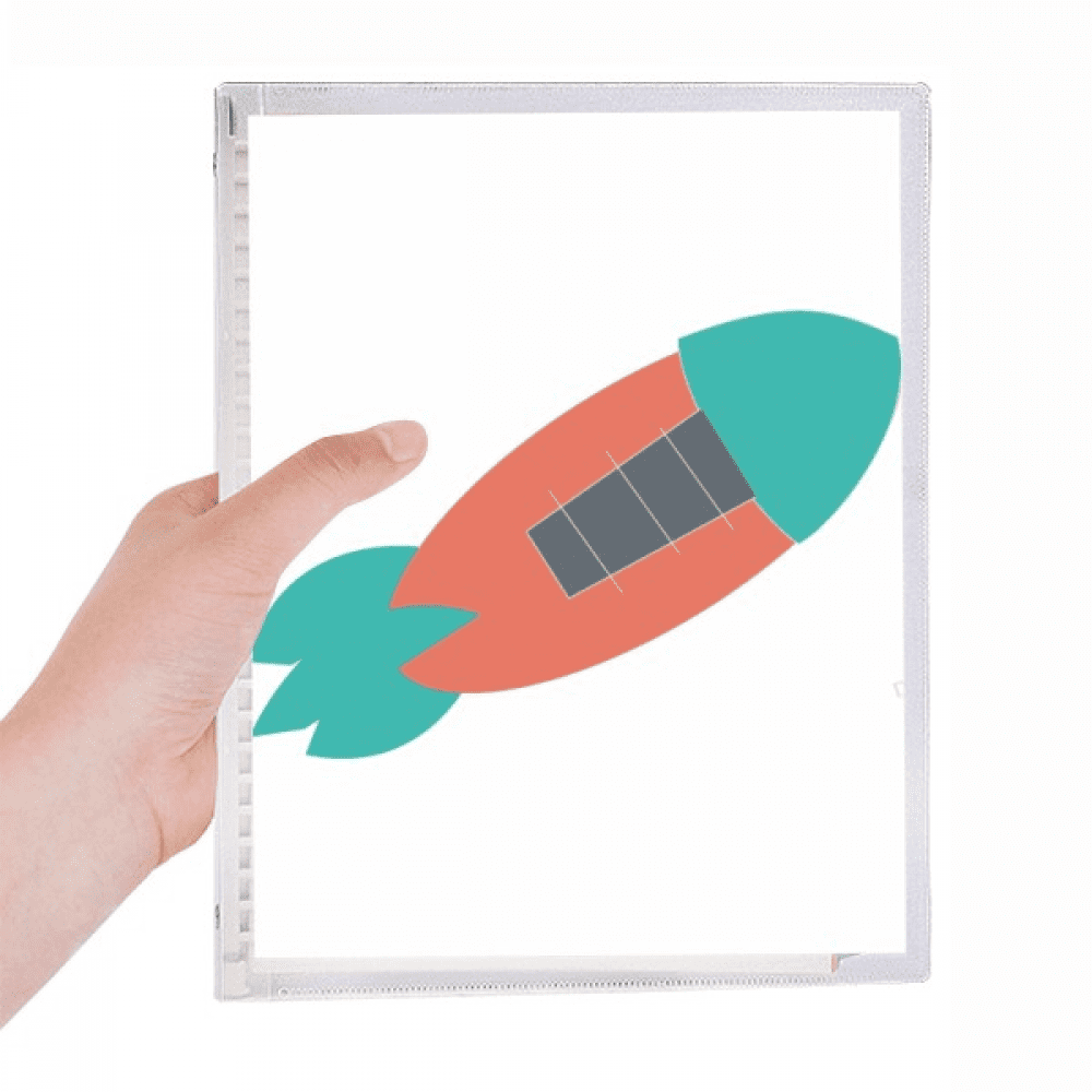 universe alien monster rocket notebook loose diary refillable journal ...