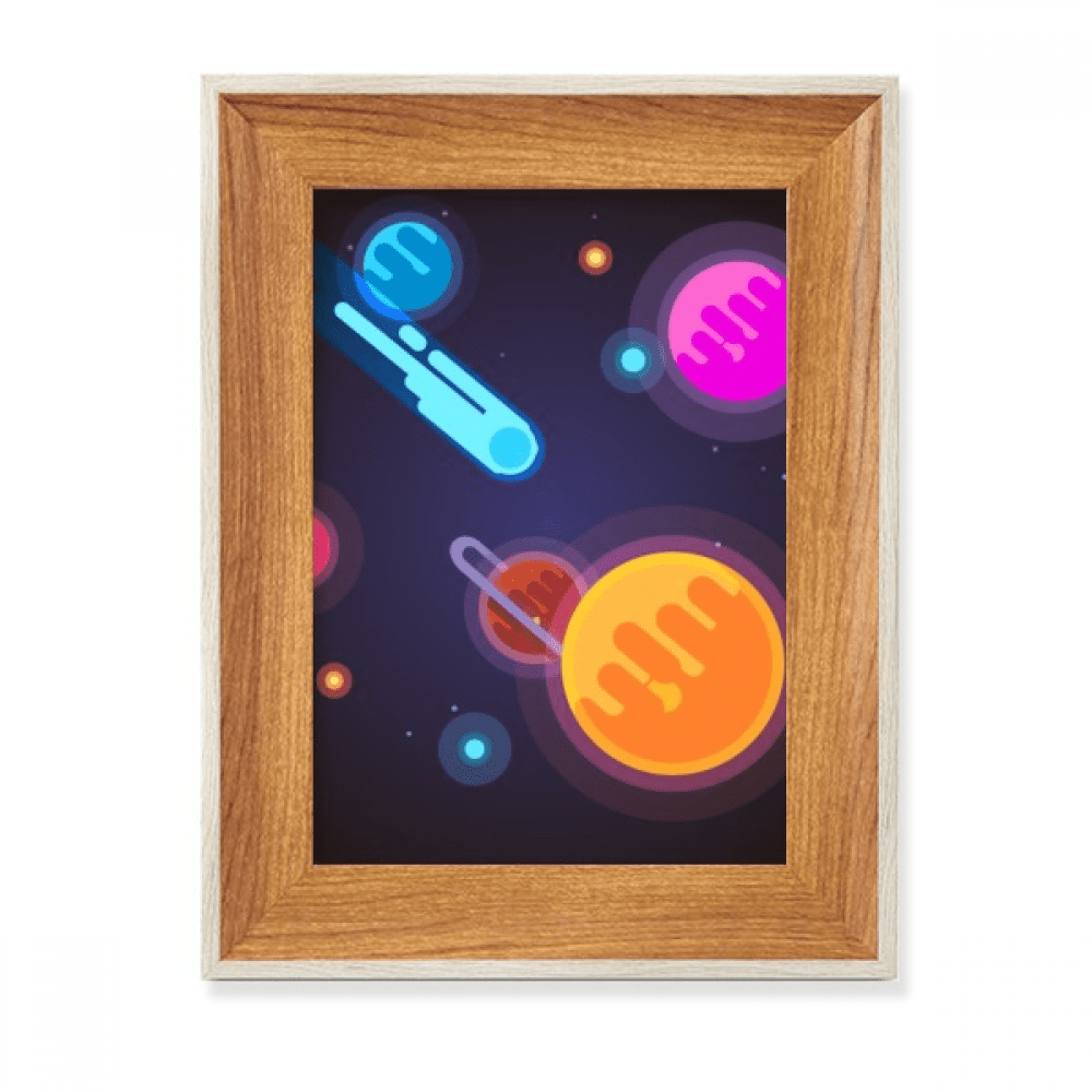 universe alien monster spscenery desktop wooden photo frame display ...
