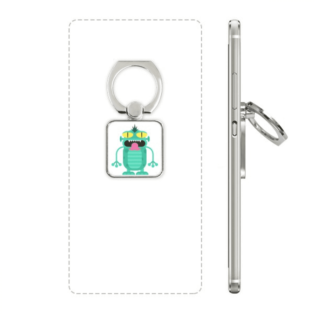 universe and alien alien creature square cell ph stand holder bracket ...