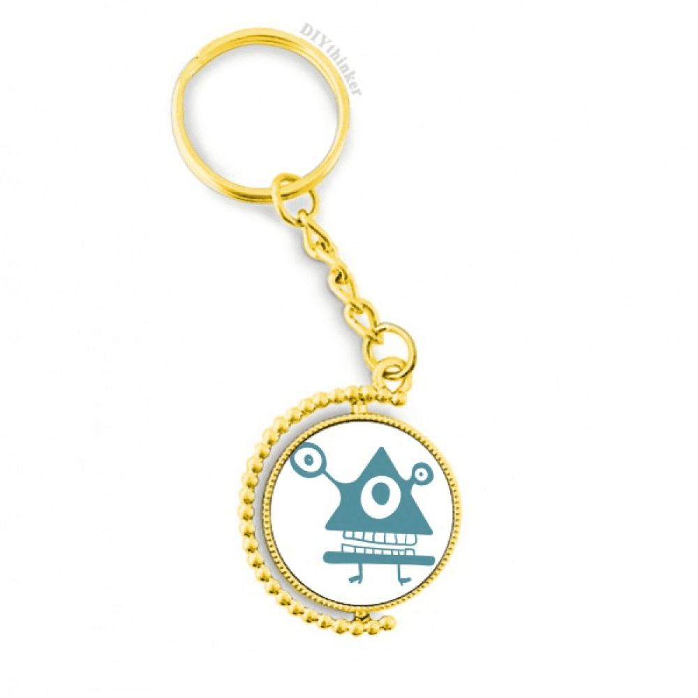 universe and alien cyclops alien creature metal connector key chain ...