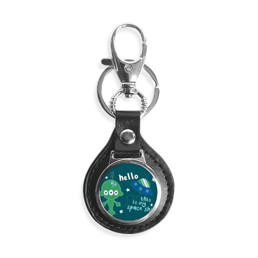 universe and alien hello alien key link chain keyholder finder hook ...