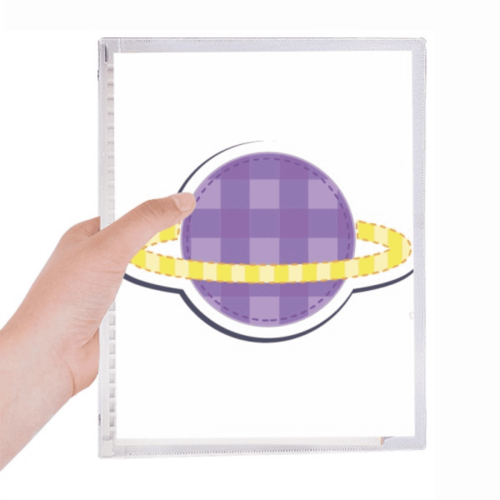 universe and alien saturn notebook loose diary refillable journal ...
