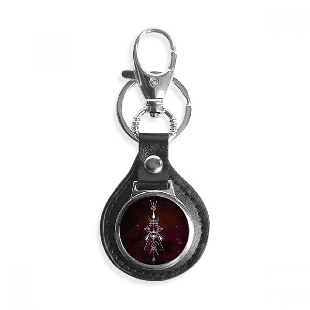 universe symbol totem pattern geometry key link chain keyholder finder ...