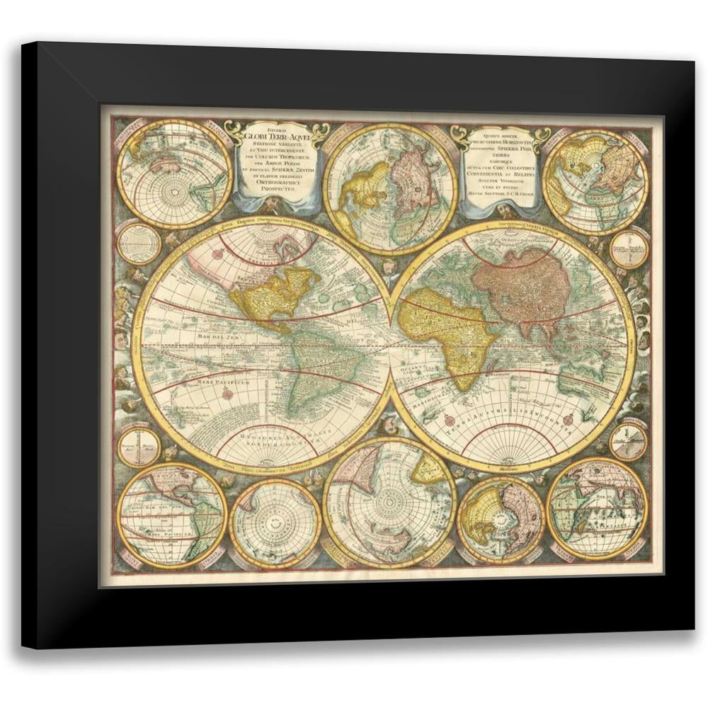 unknown 14x12 Black Modern Framed Museum Art Print Titled - Antique ...