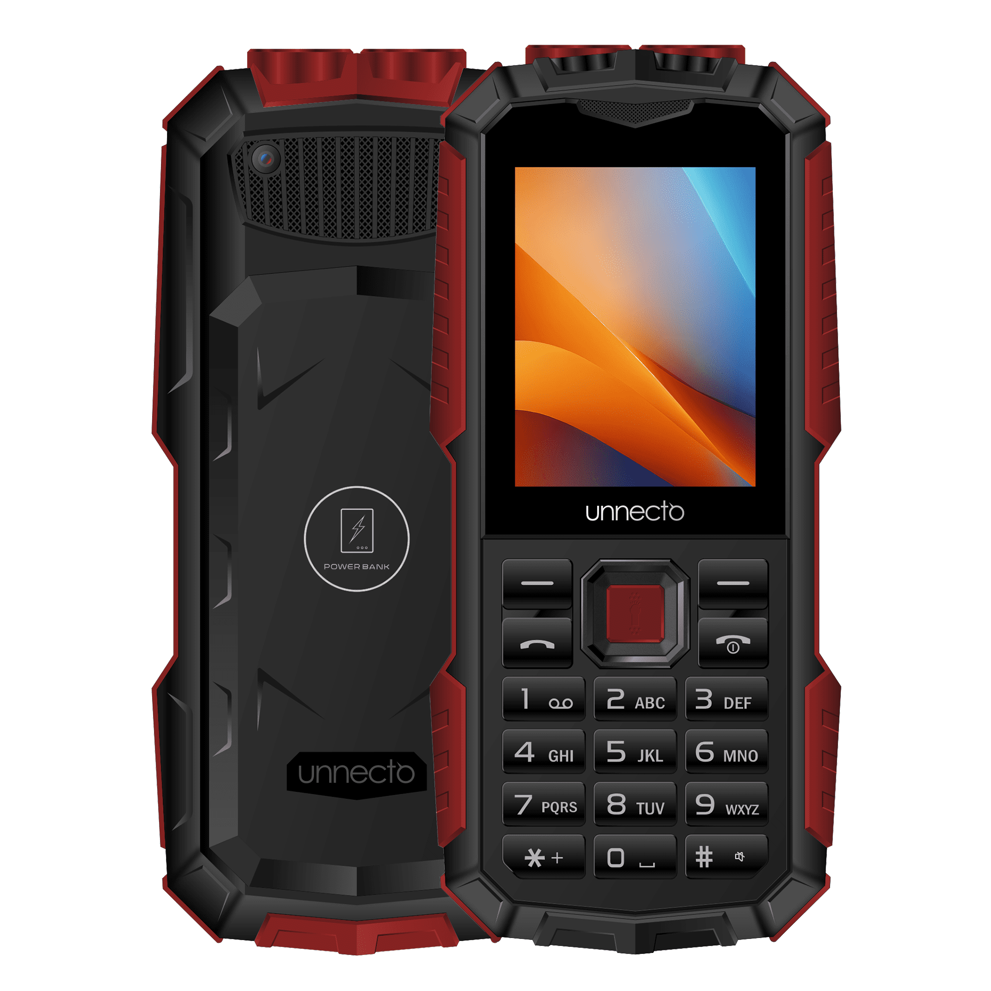 unnecto Bolt F1R | Dual SIM | 4G/LTE | Unlocked | Bluetooth | Rugged ...
