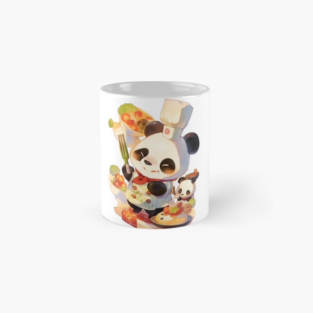 unny Cartoon Cute riendly Panda Che Classic Mug - Walmart.com