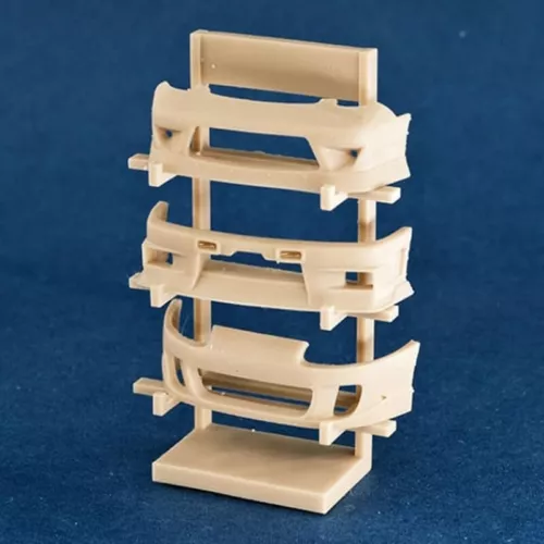 unpainted 1/64 resin Bumper Display Rack Model Car Garage Scene 3d ...