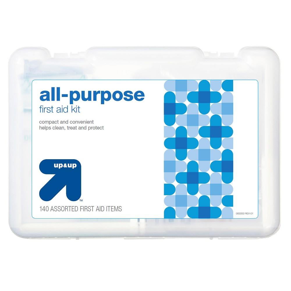 up & up All-Purpose First Aid Kit - 140 Count - Walmart.com