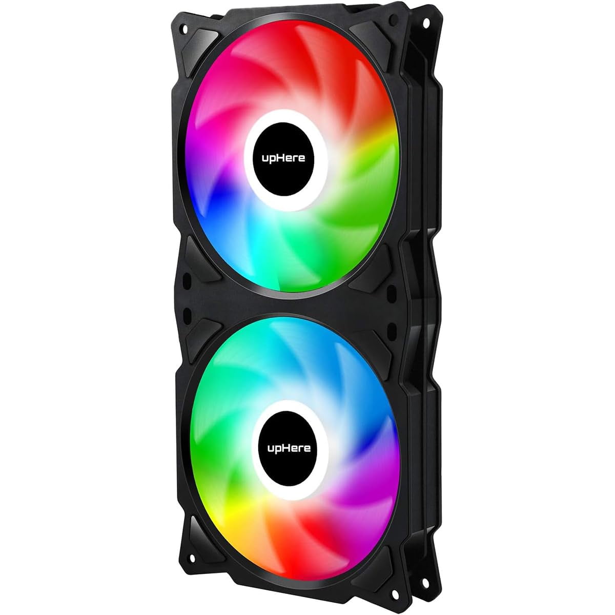 upHere PF2407 Addressable RGB RRF12 240mm AIO Square Frame Fan w/MB ...
