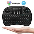 Rii I8 2 4ghz Mini Wireless Keyboard With Touchpad Led Backlit Rechargeable Battery