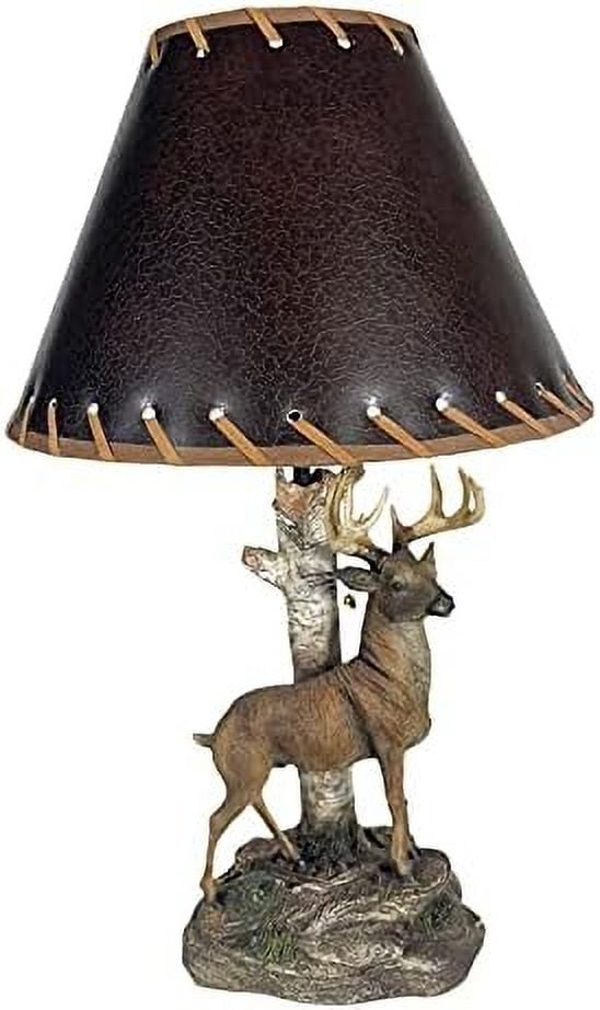 urbalabs deer buck cowboy hunter rustic accent western end table ...