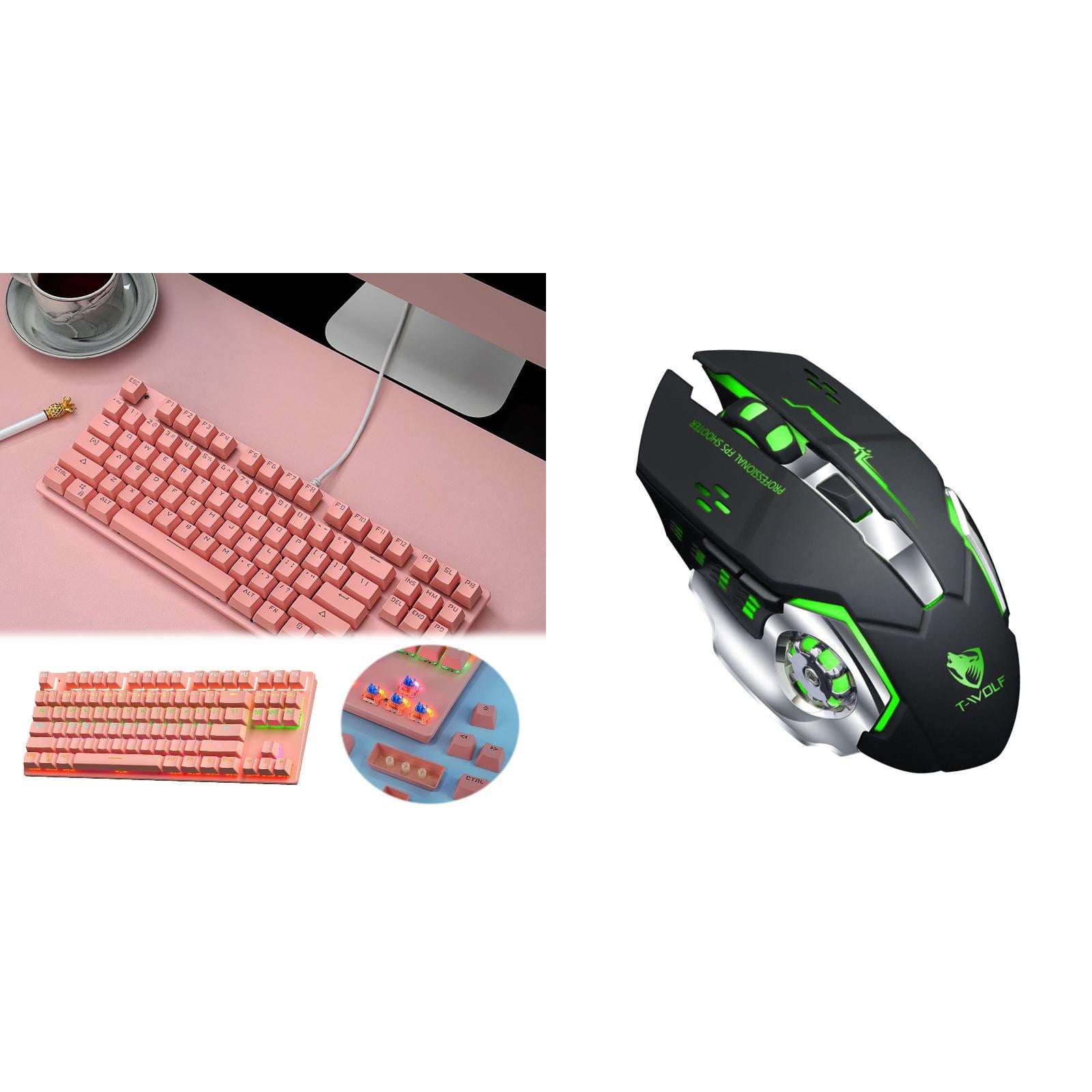 usb keyboard and mouse combo Programmable Buttons with Windows Mac ...
