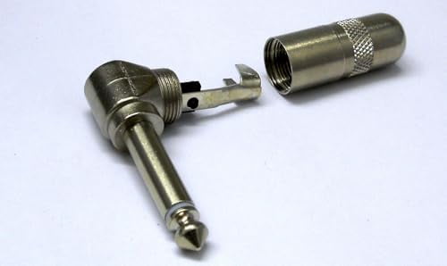 usbargainsound.com (8 PACK) SWITCHCRAFT 226 1/4"" Mono Right Angle Cable Mount Plug - Solder ...