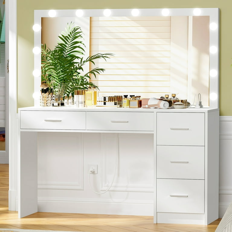 Half vanity half desk store