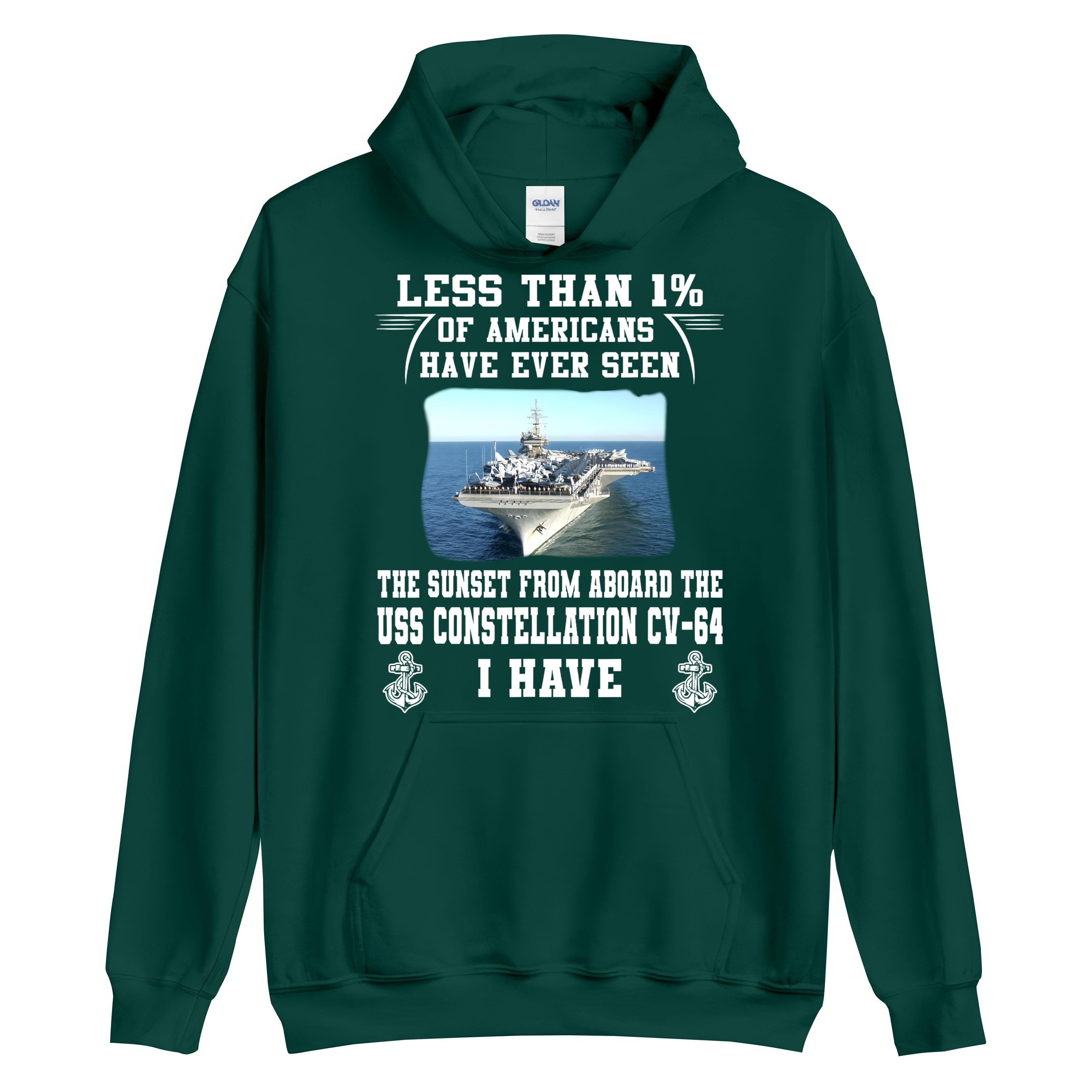 uss Constellation CV-64 Aircraft Carrier T-Shirt. - Walmart.com