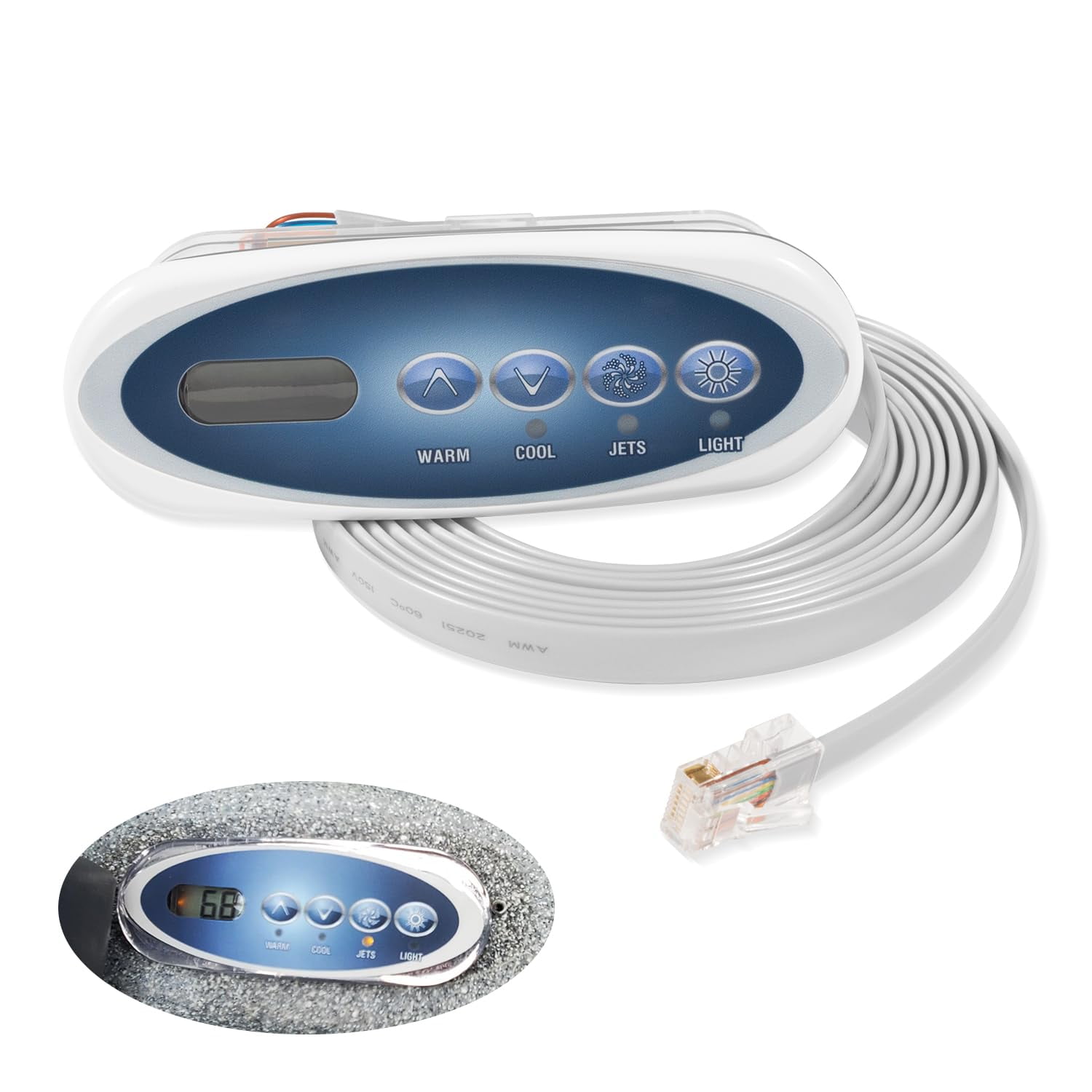 usvehj 53238 Topside Control Panel Replace for Balboa 53238 Topside ...