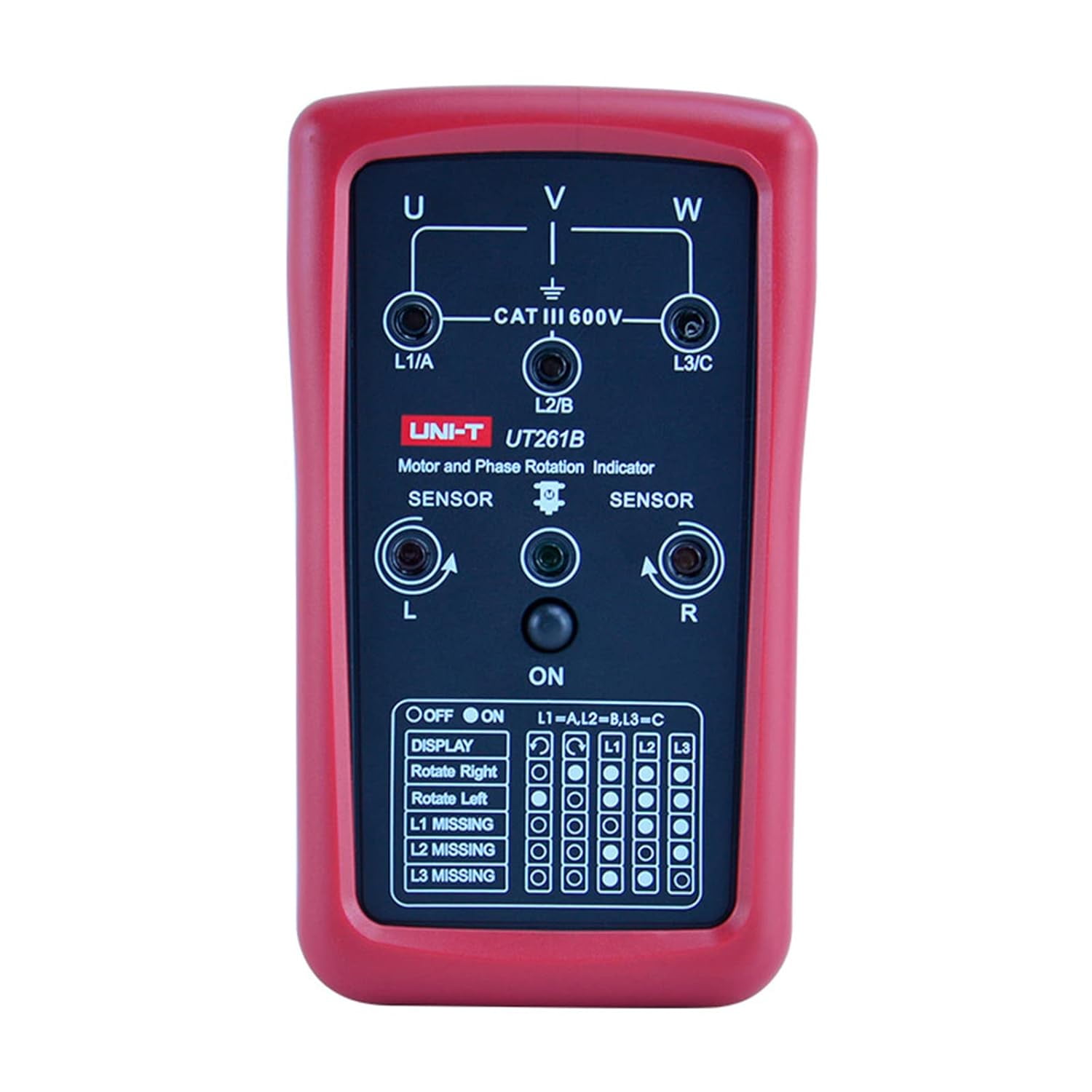 **ut261b phase sequence tester lack phase meter motor rotation ...