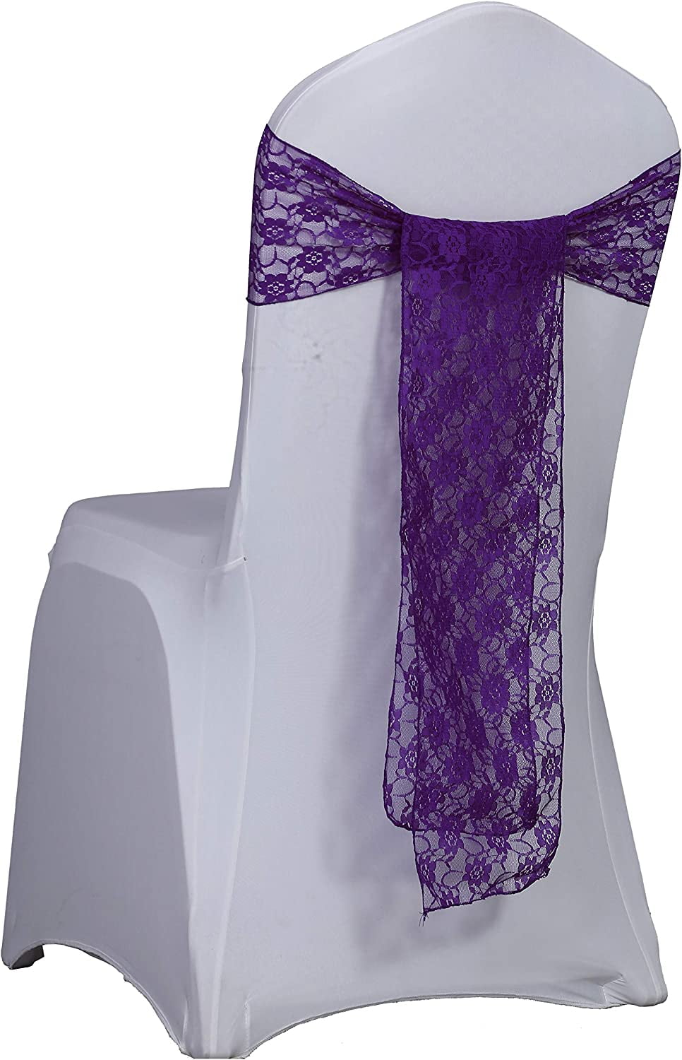 utaycrol MDS Pack of 10 Vintage Lace Chair Bow Sashes for Wedding ...