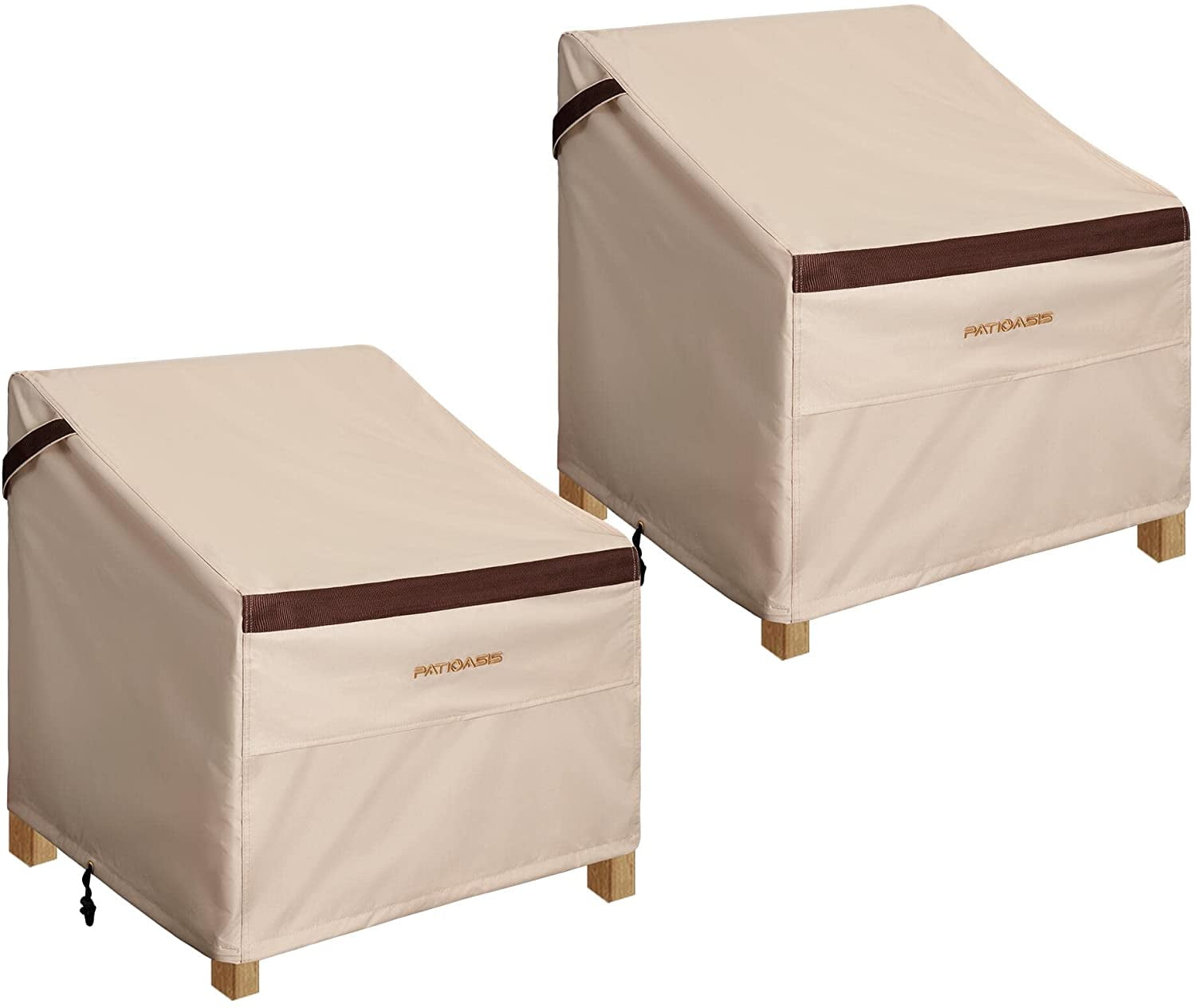 utaycrol Outdoor Chair Covers Waterproof 2 Pack Heavy Duty Patio Swivel ...