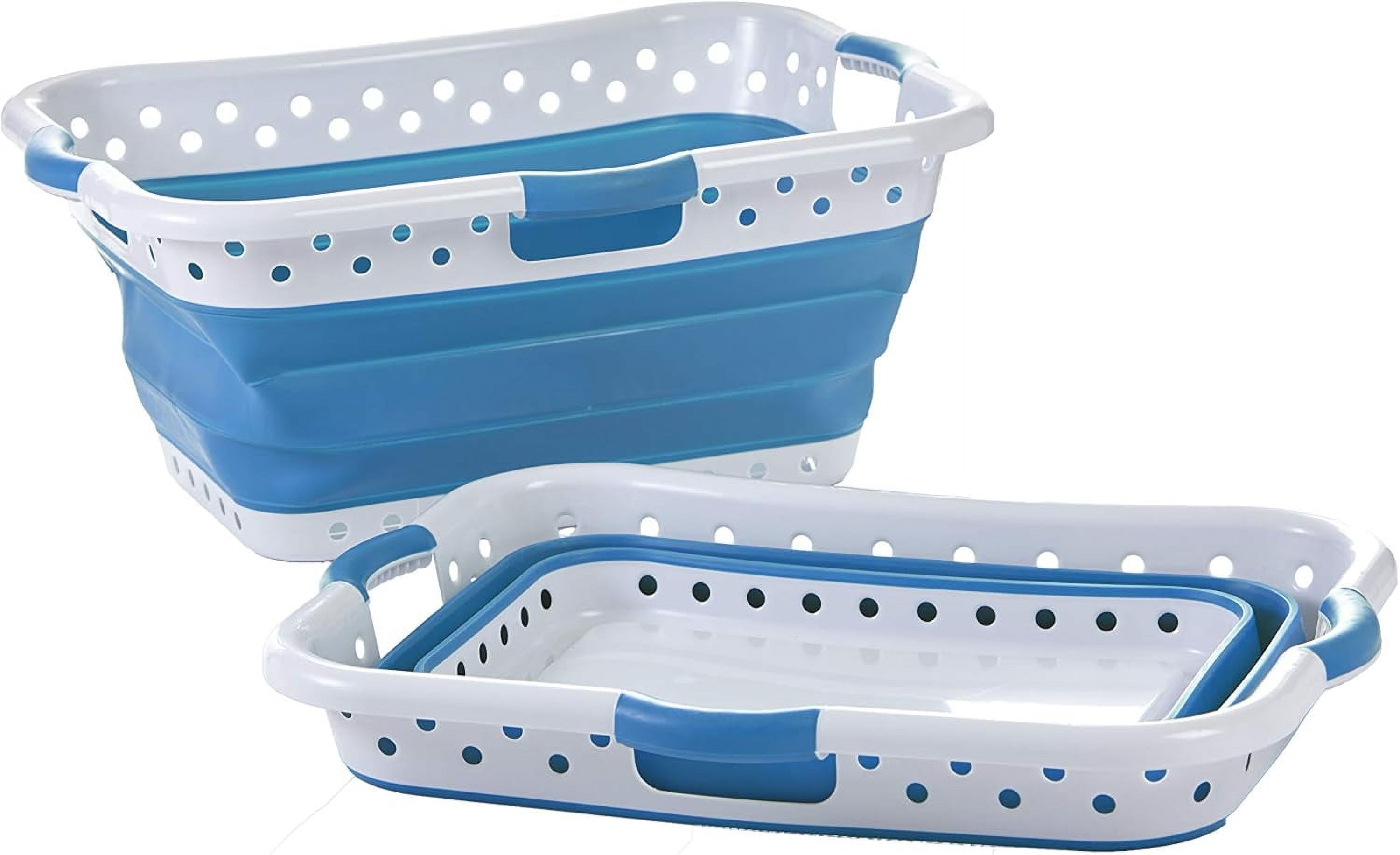 utaycrol ULTRA-SLIM COLLAPSIBLE LAUNDRY BASKET / UTILITY; Pop & Load ...