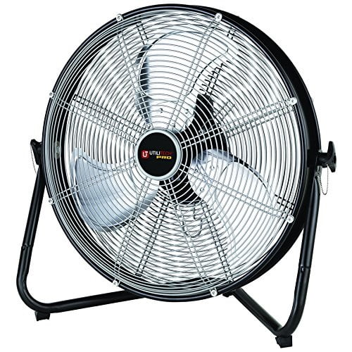 utilitech pro 20-inch 3-speed high velocity indoor portable fan ...