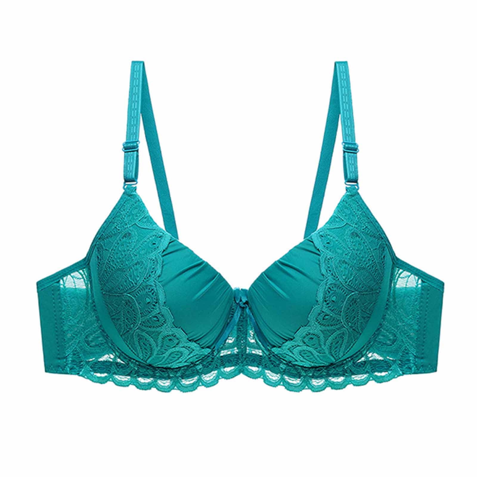 Uublik Bras For Women Push Up Sexy Soft Lace Double Breasted Push Up