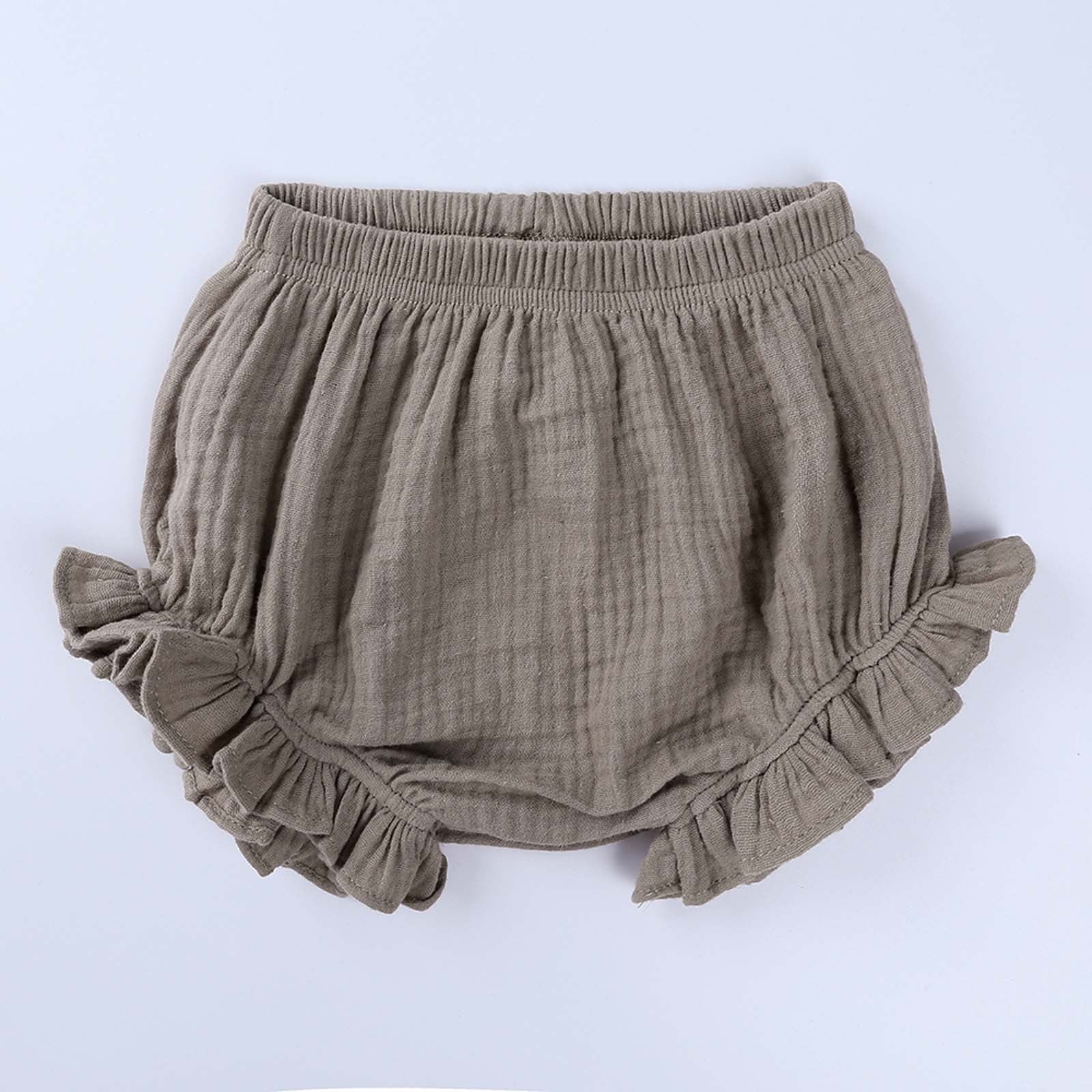 uublik Shorts Girls Casual Big Butt Shorts Bread Pants Sizes 6M-24M ...