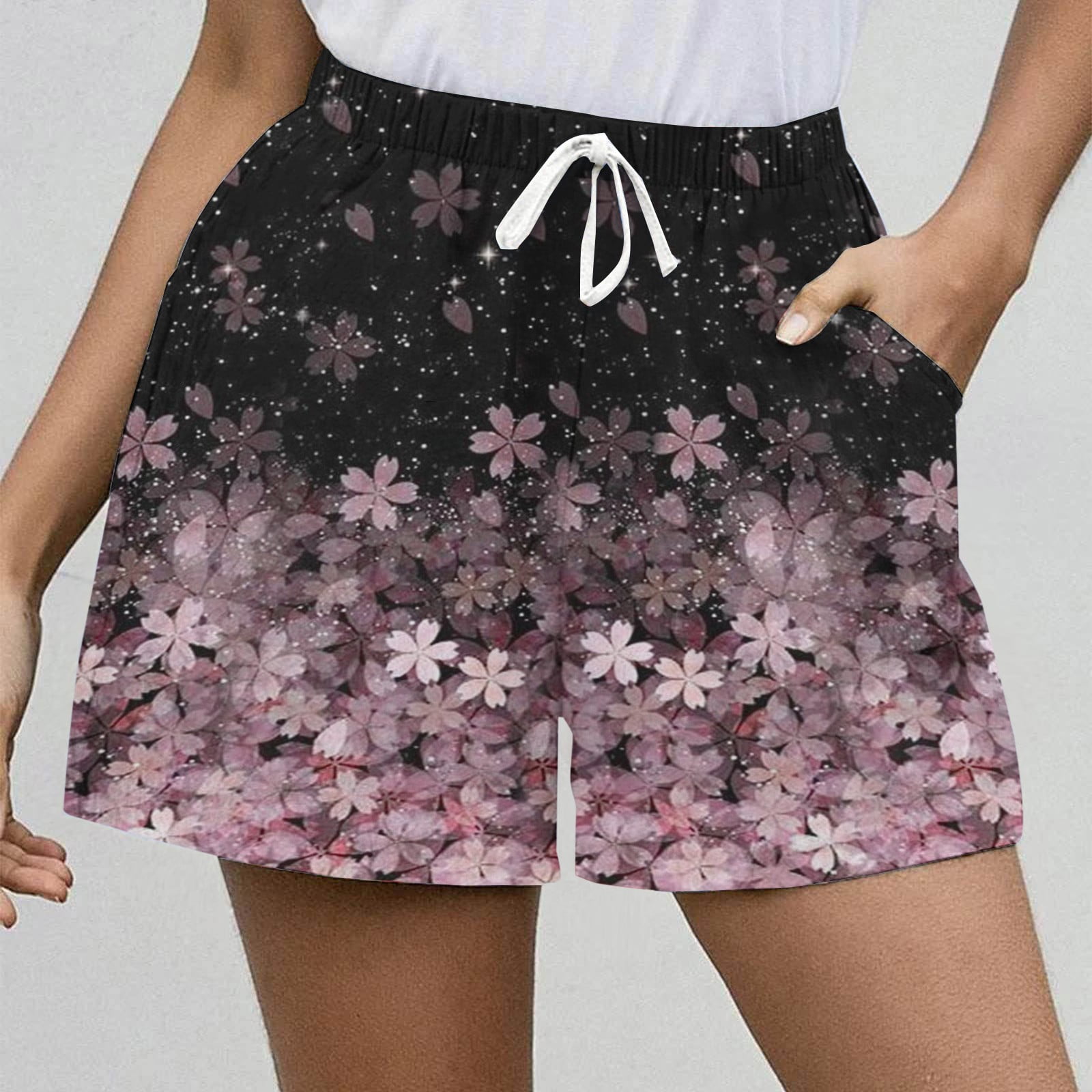 uublik Shorts for Women Trendy Drawstring with Pockets Super Soft ...