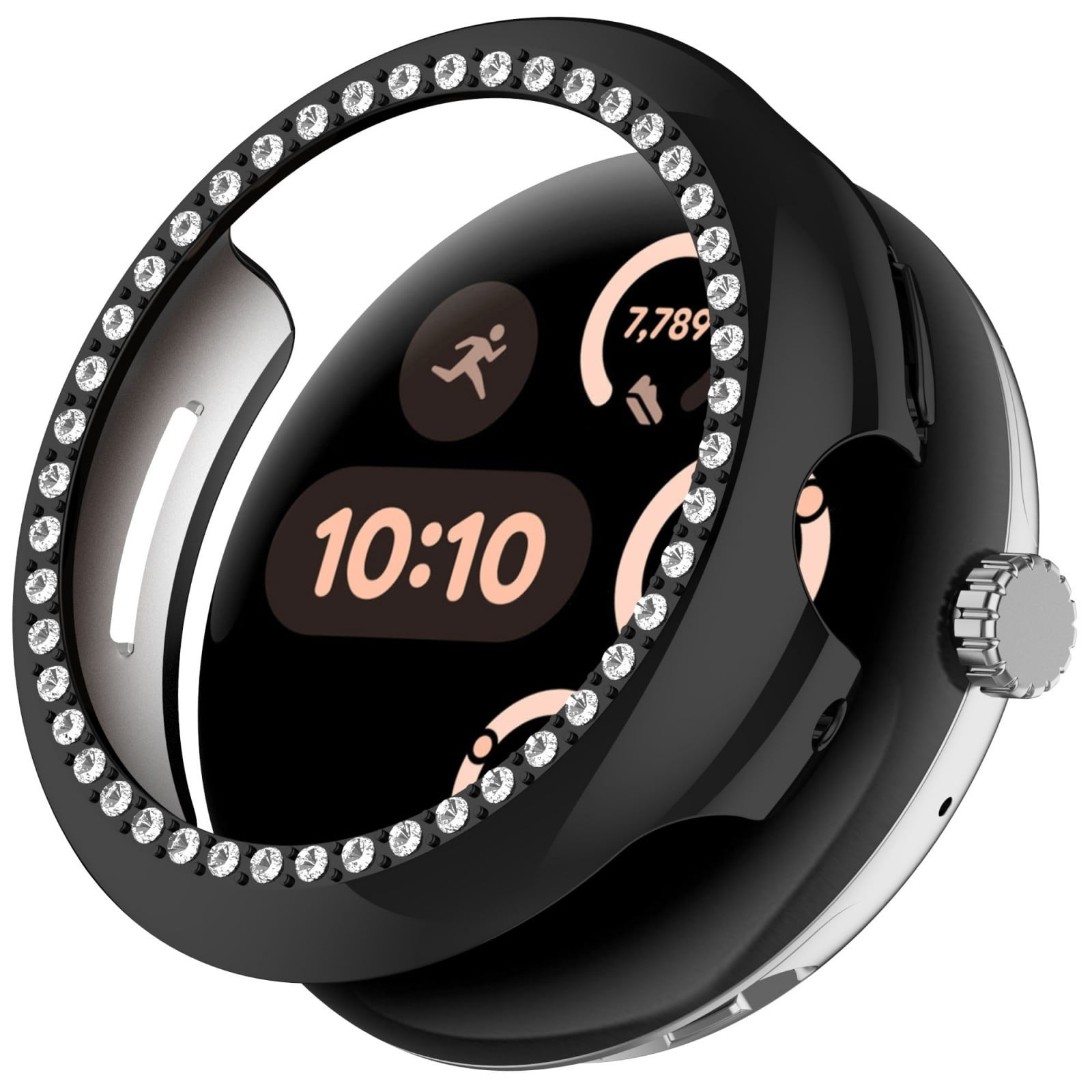 uvwlwu 41mm Smart Sports Watch Band with Half Covered Drilled Hollow ...