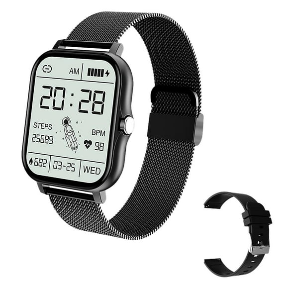 Advanced Smart Watch with Large 183 Inch Display for Fitness Tracking ...