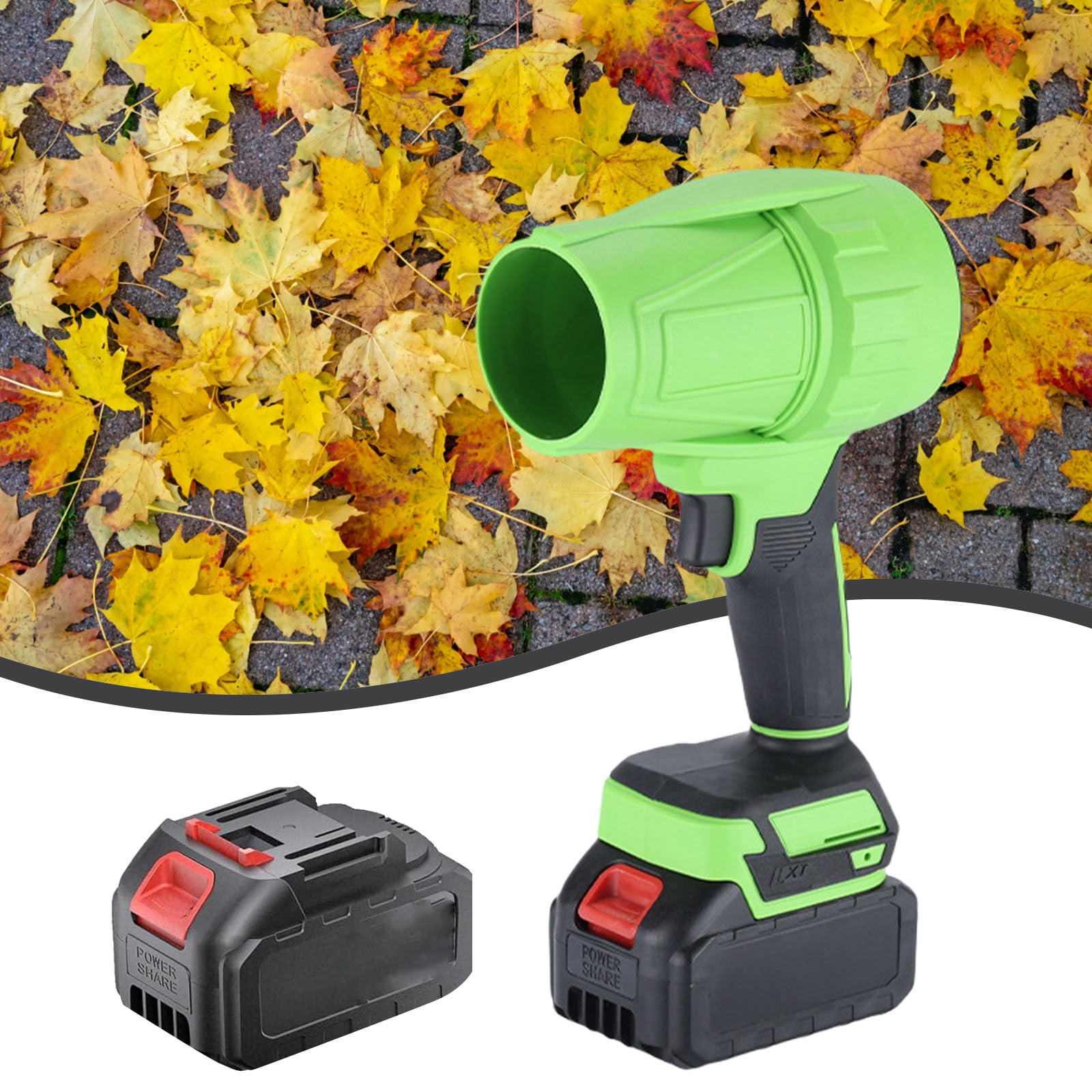 uvwlwu Cordless Handheld Leaf Blower Equipped With A Rechargeable ...